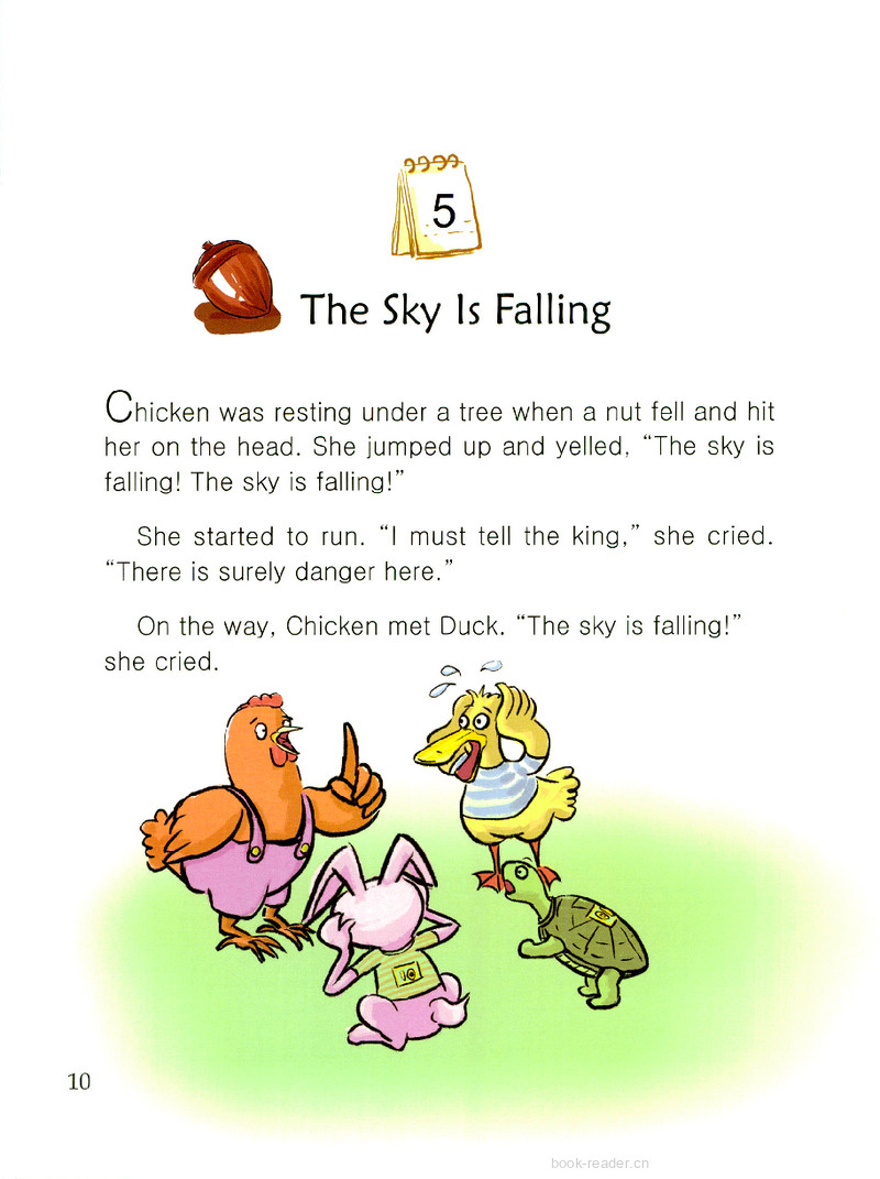 《The Sky Is Falling》儿童英语绘本在线阅读_绘本故事网_绘本游历者