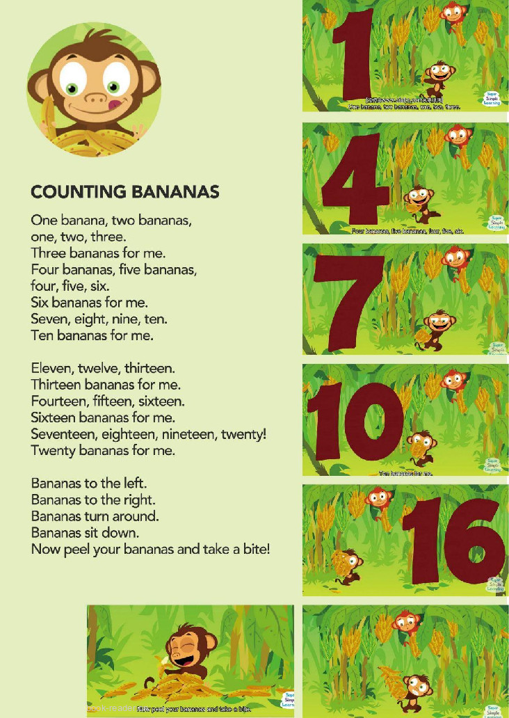 《Counting Bananas》儿童英语绘本在线阅读_绘本故事网_绘本游历者