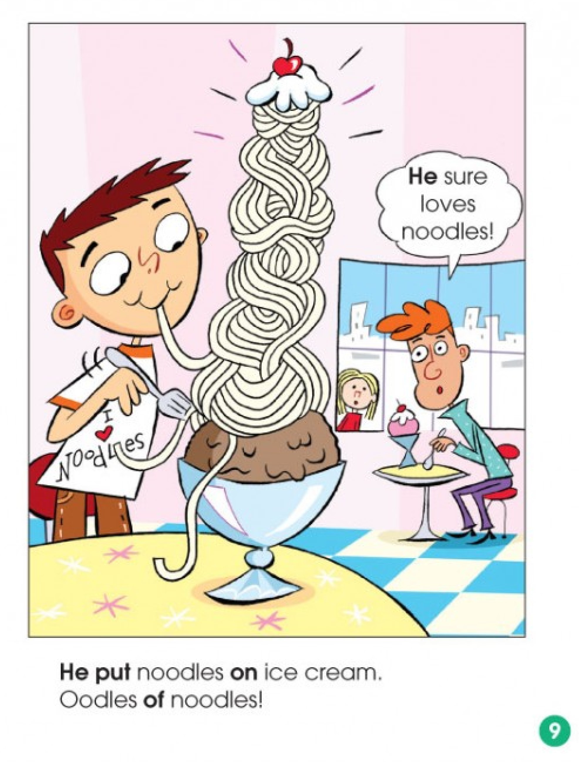 《Oodles of Noodles》儿童英语绘本在线阅读_绘本故事网_绘本游历者