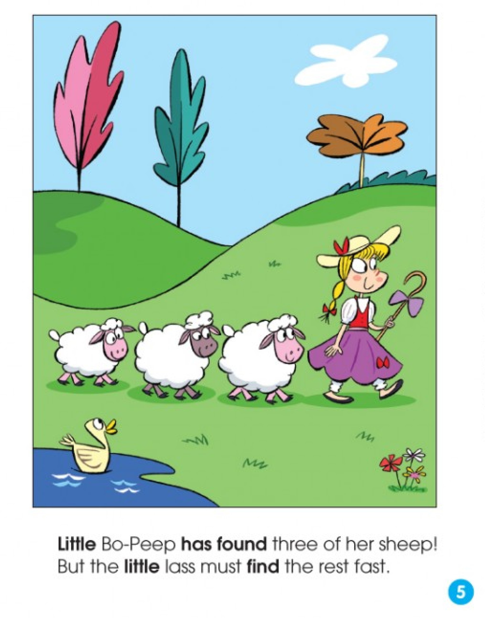 《Little Bo-Peep‘s Lost-and-Found Sheep》儿童英语绘本在线阅读-绘本游历者