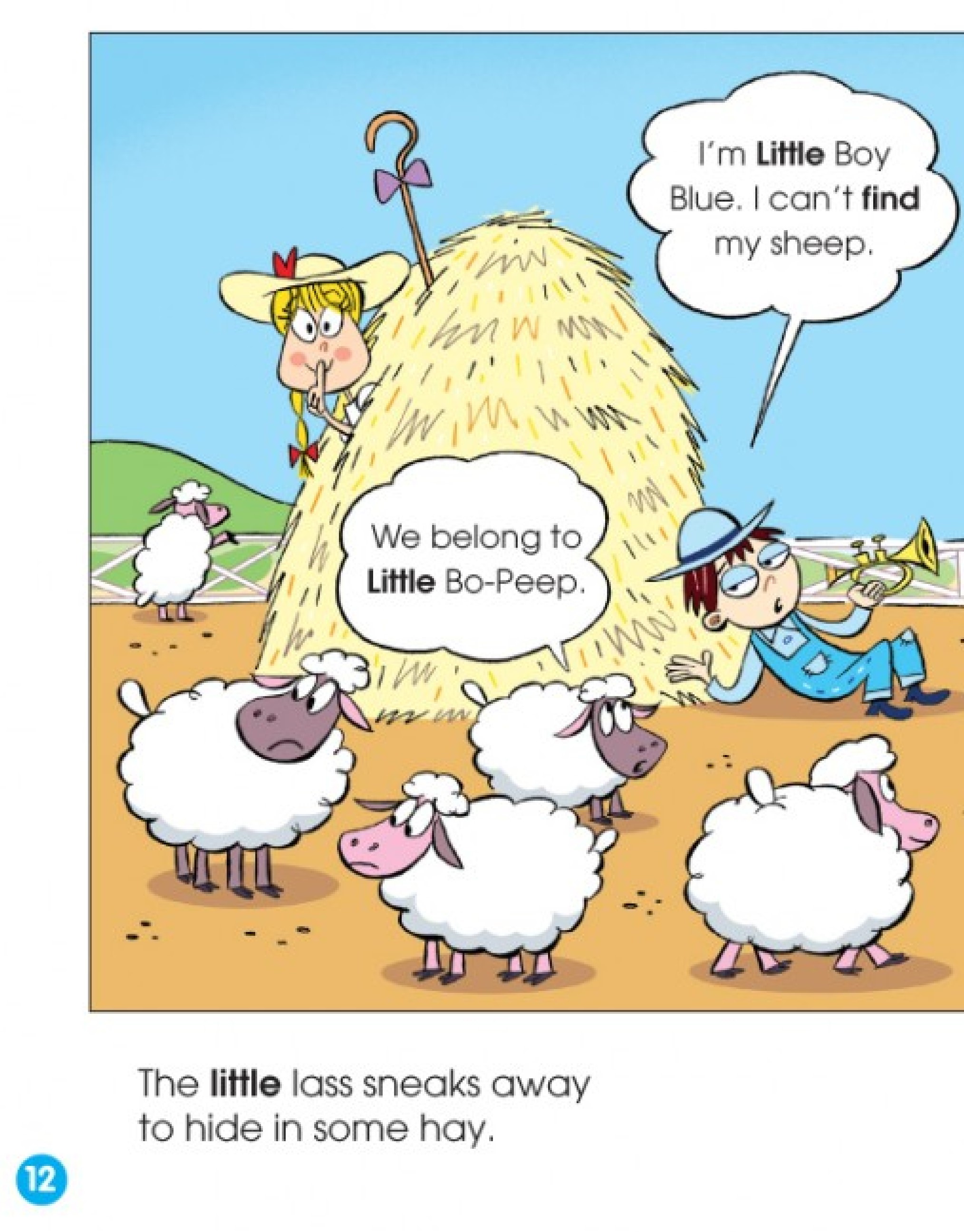 《Little Bo-Peep‘s Lost-and-Found Sheep》儿童英语绘本在线阅读-绘本游历者